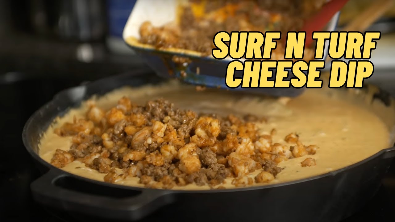 How to Make Surf n Turf Cheese Dip | Easy Party Recipes - YouTube
