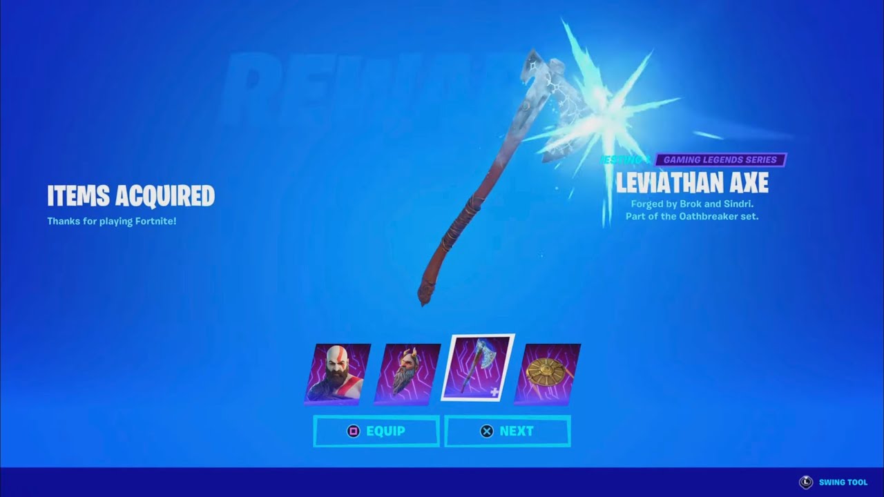 Fortnite leviathan axe pickaxe return release date - YouTube
