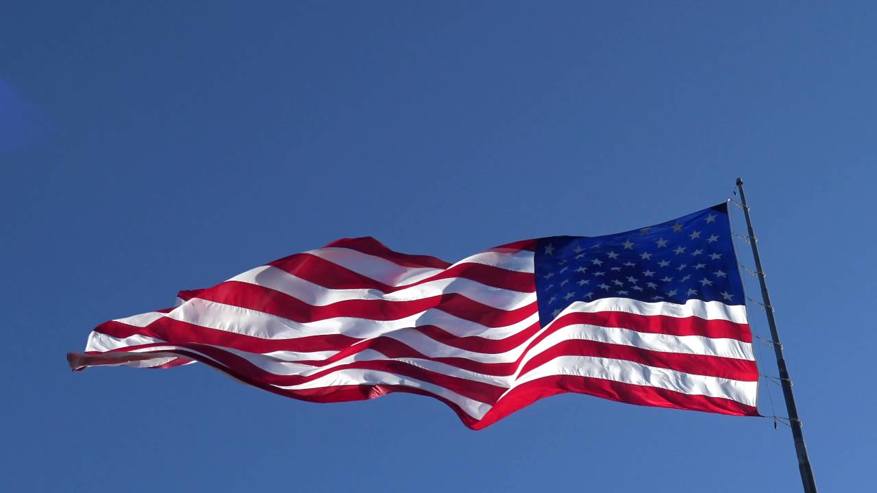 The Beautiful American Flag in Motion - 4K UHD Resolution - YouTube