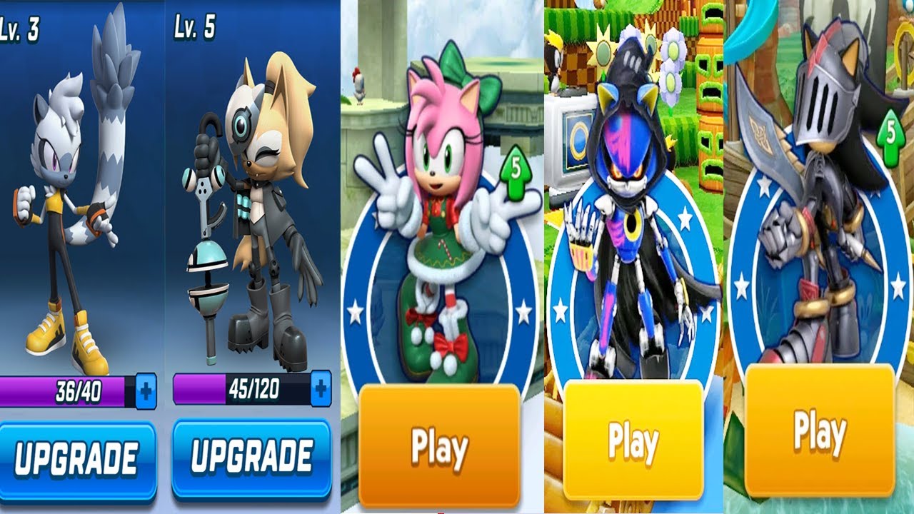 Sonic Dash - Tangle vs Whisper vs Jingle Belle Amy vs Reaper Metal ...