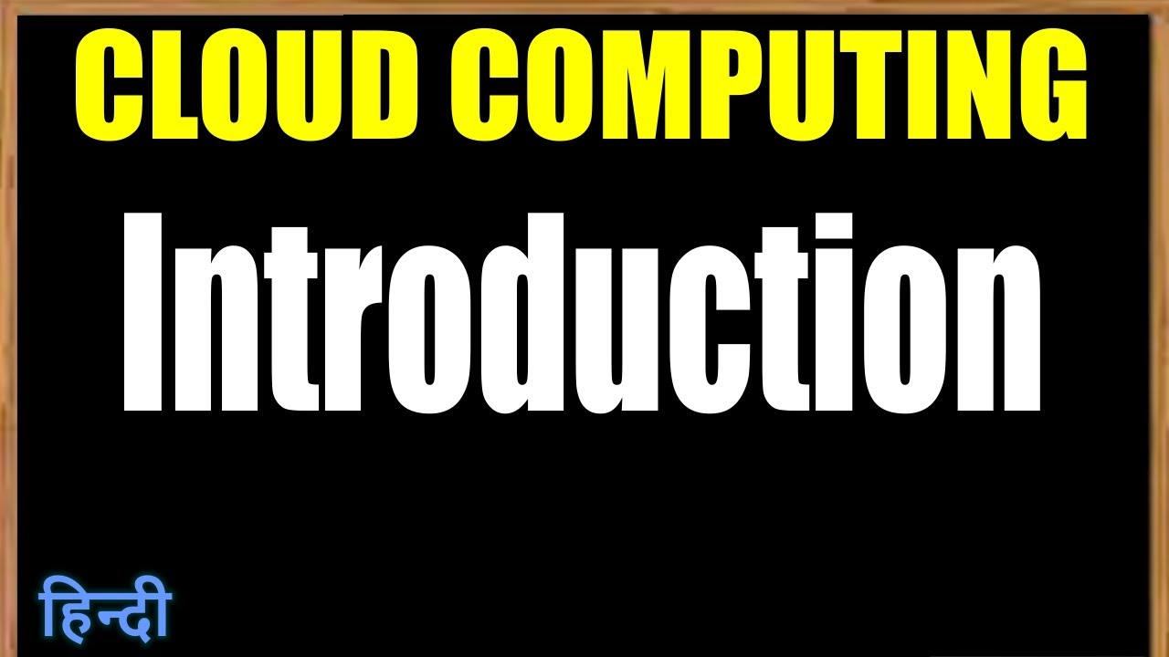 Cloud Computing Introduction | Hindi English | Jayesh Umre - YouTube