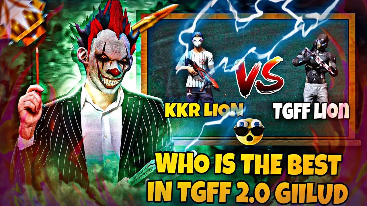 TGFF LION Vs KKR LION WHO IS THE BEST IN TGFF 2.0 GILUD TELUGU 🔥💯😳😱 ...