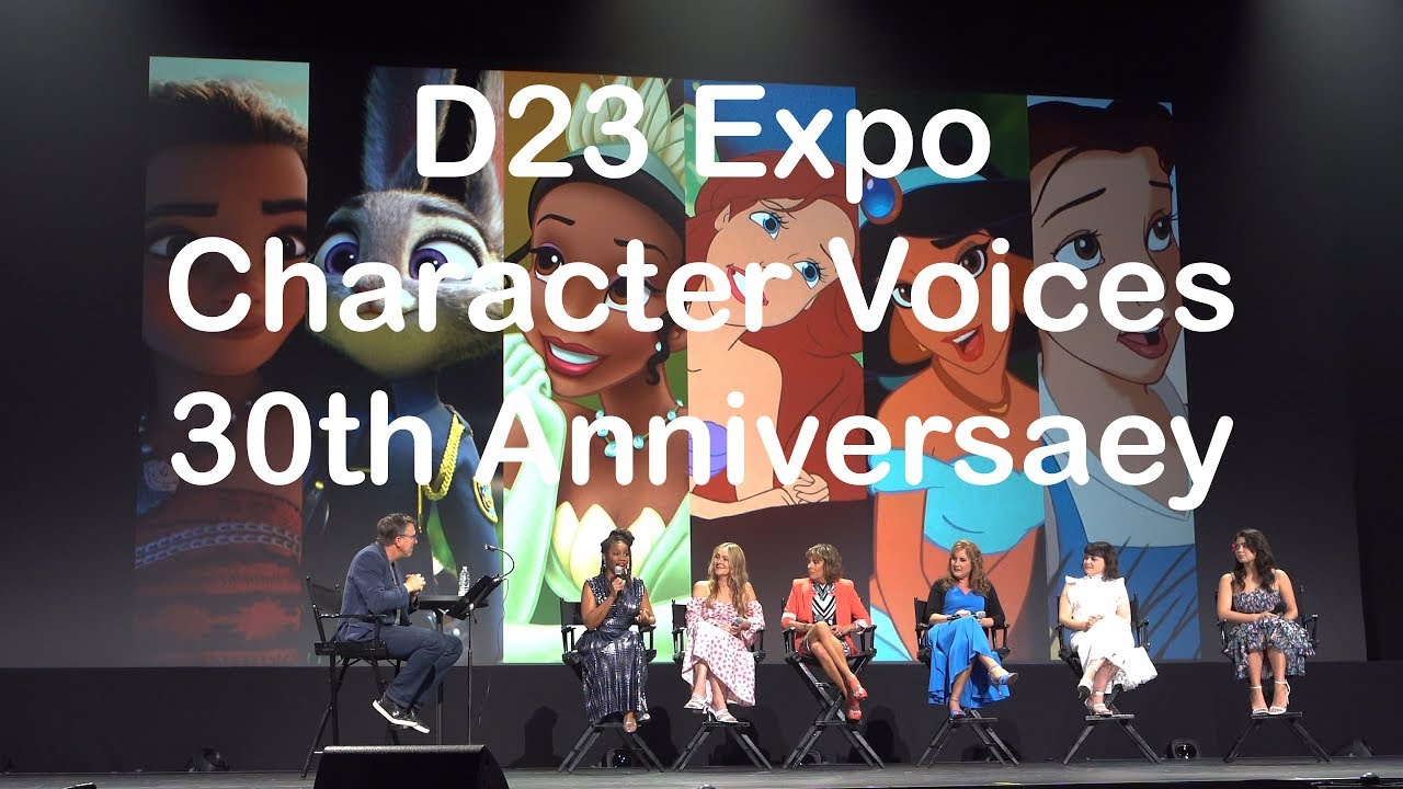 D23 Expo Disney Character Voices 30th Anniversary (Full Show) - YouTube