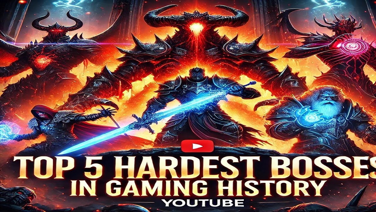 🔥 Top 5 Hardest Bosses in Gaming History! 🎮 Can You Beat Them? - YouTube