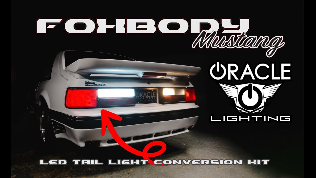 Modern LED Performance for Classic Foxbody: ORACLE Mustang LX Sequential Tail Light Install DIY ...