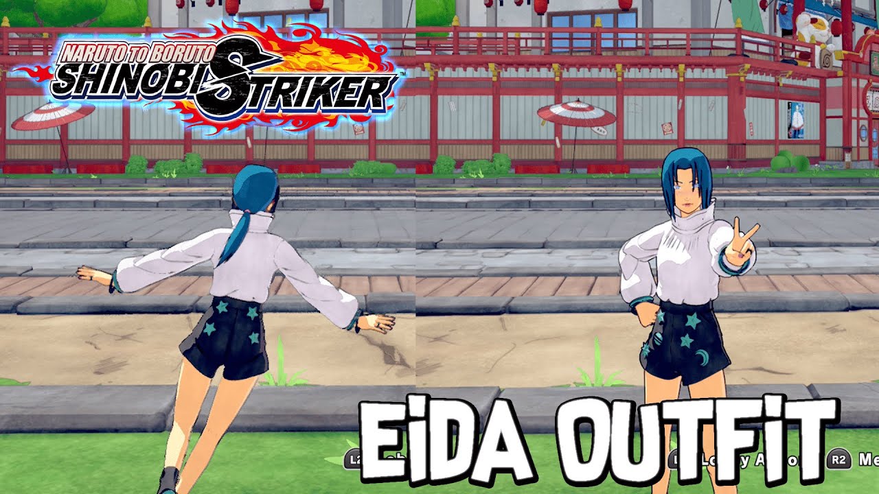 New Eida Outfit For CAC Gameplay Naruto To Botuto: Shinobi Strikers ...