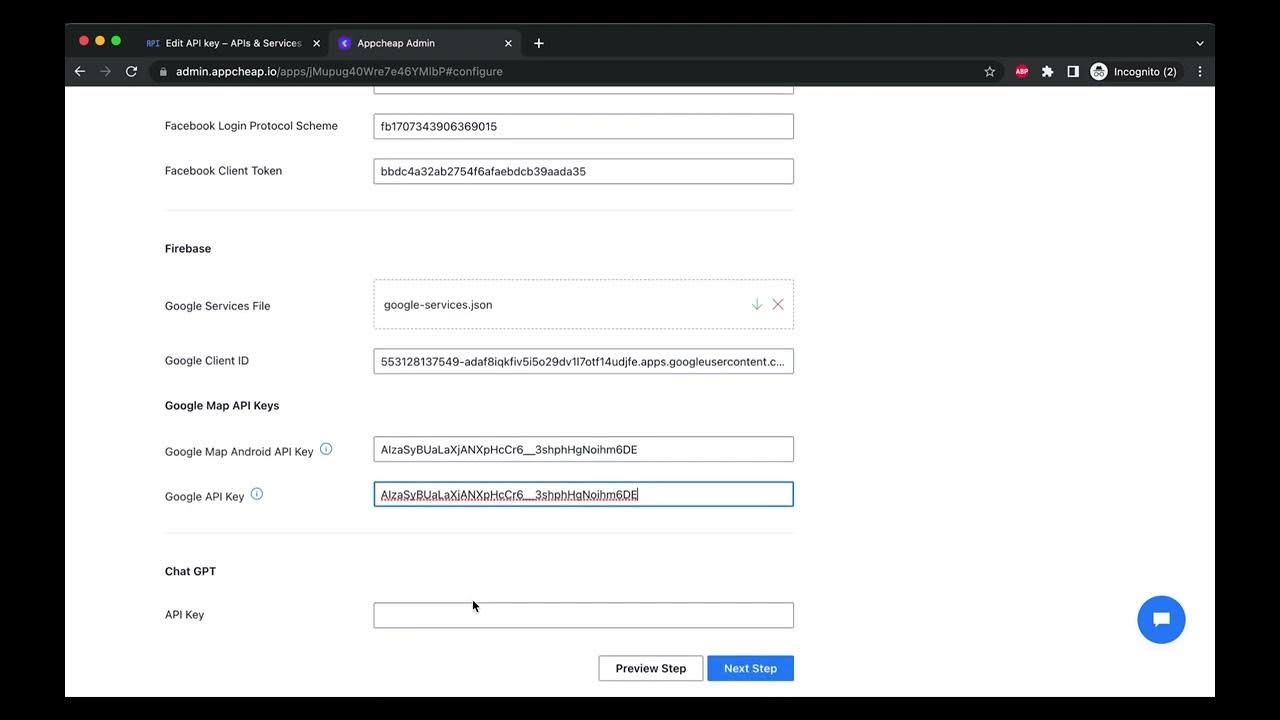 api key android (cloud build ) - YouTube