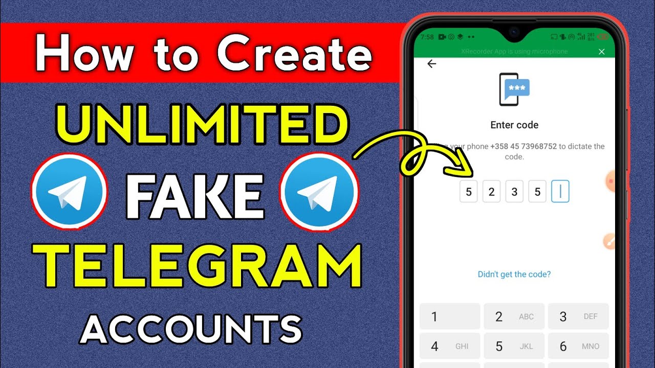 How to create telegram fake account 2023 - YouTube