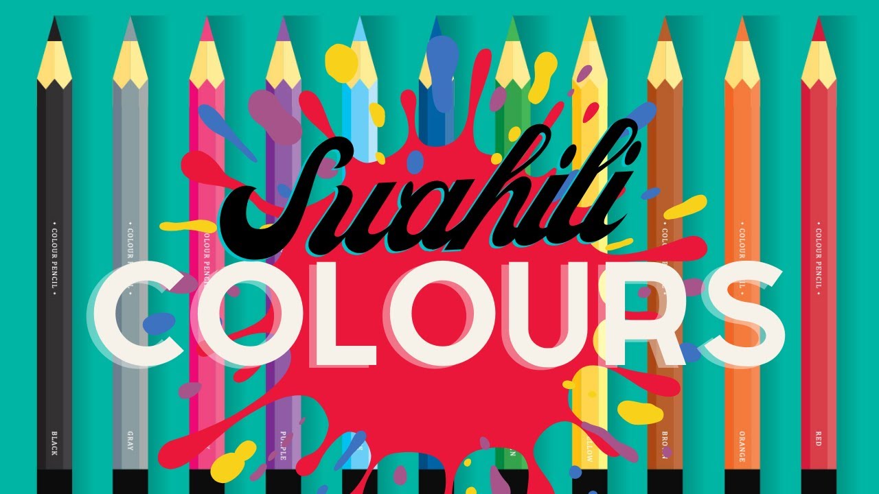 Learn Colour Names in Swahili - YouTube