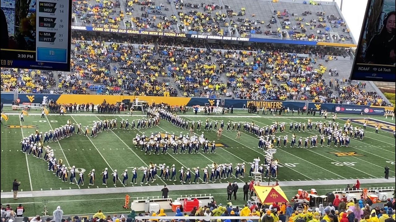 2021 WVU Marching Band - ISU Pregame Show - YouTube