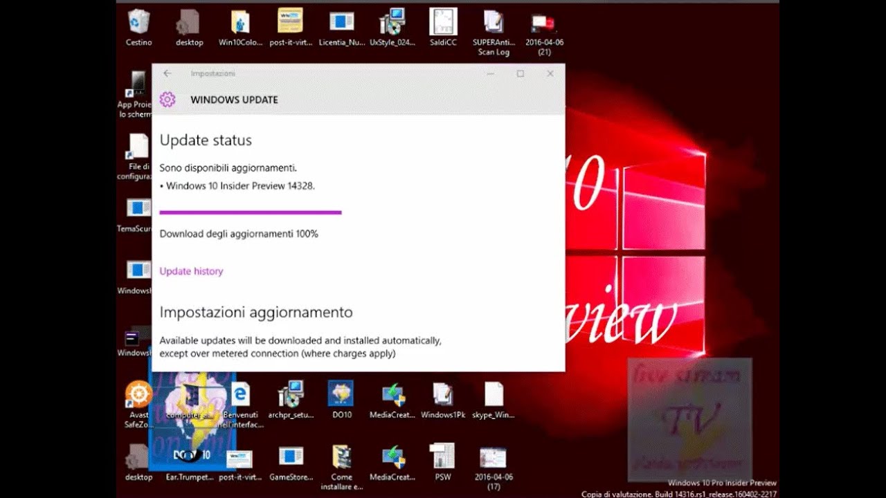 Video tour Windows 10 Insider Preview Build 14328 - YouTube