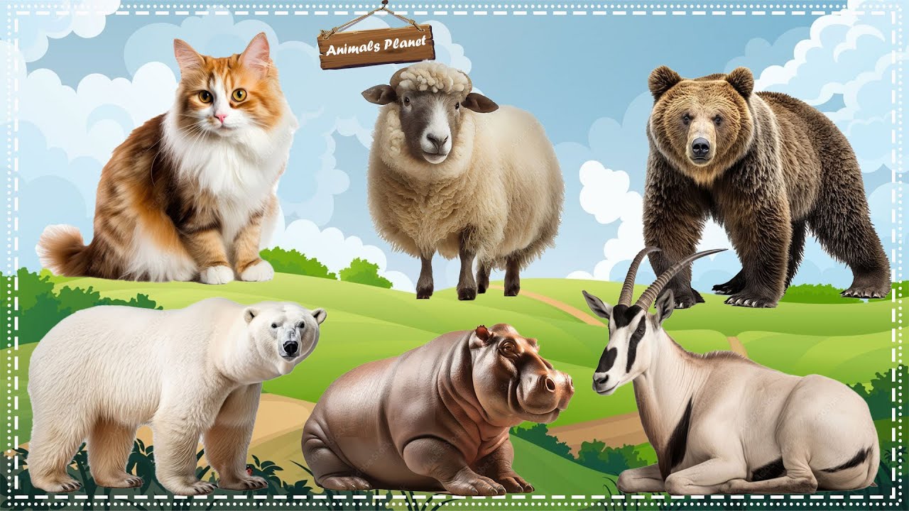 World's Cutest Animals: Bear, Oryx, Sheep, Cat, Polar bear ...