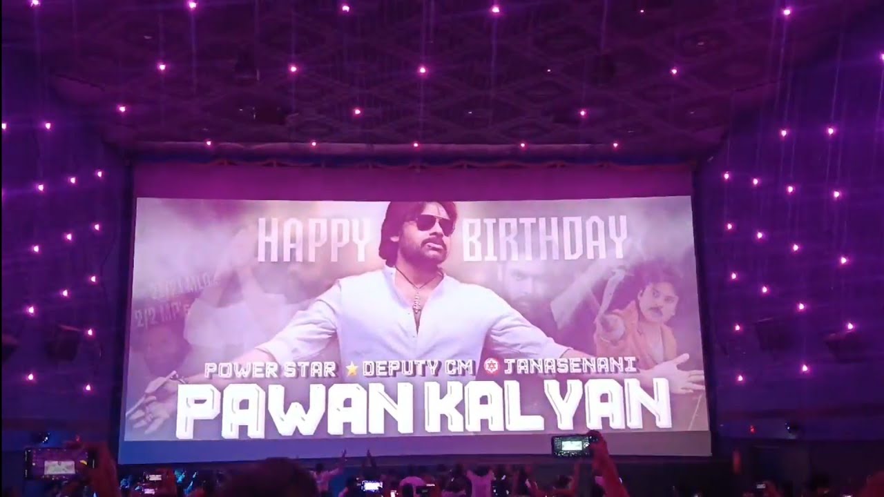 Happy Birthday Powerstar Pawan Kalyan 🔥 ️!! Pspk birthday special video ...
