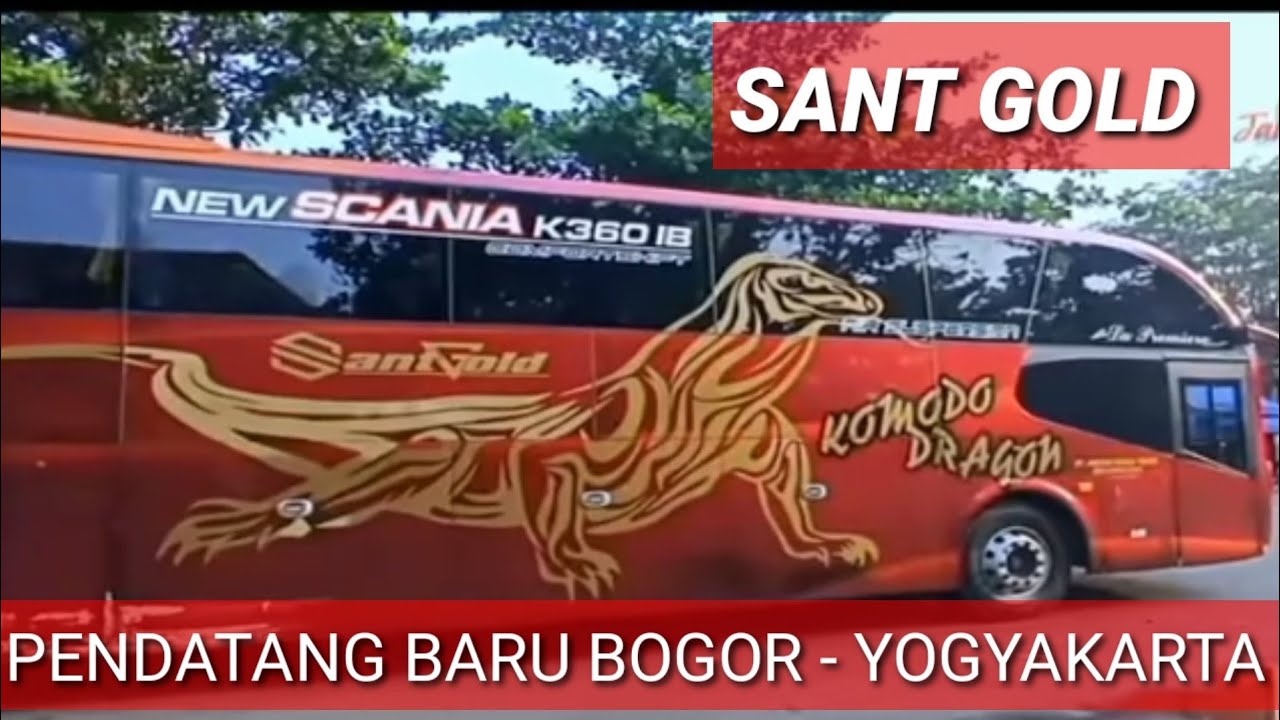 PO Bus Sant Gold Transpor Jadi Pendatang Baru Trayek Bogor - Yogyakarta ...
