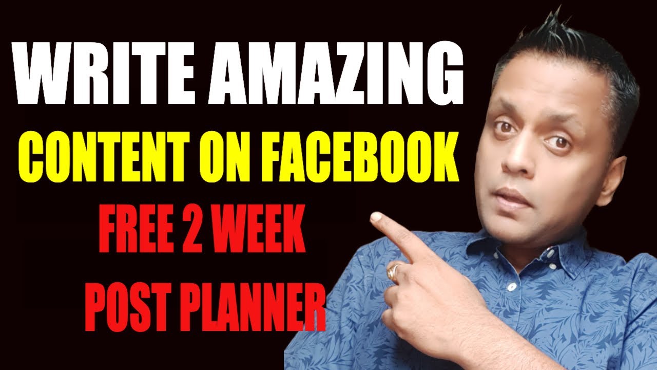 HOW TO WRITE POSTS ON FACEBOOK IN 2020 | Facebook Posts Planner - YouTube