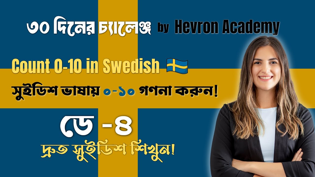 Count 0–10 in Swedish 🇸🇪 | Learn Numbers Fast with Easy Pronunciation ...