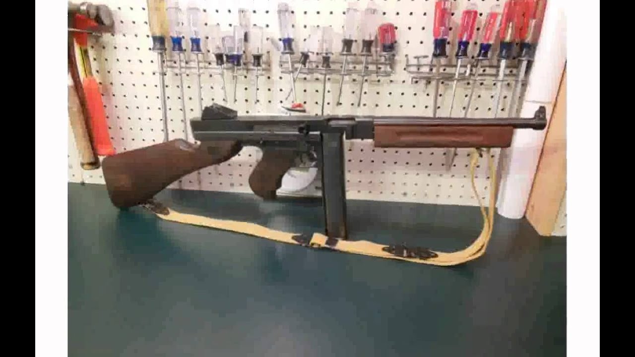 Thompson TM1 .45 Auto Rifle Images - YouTube