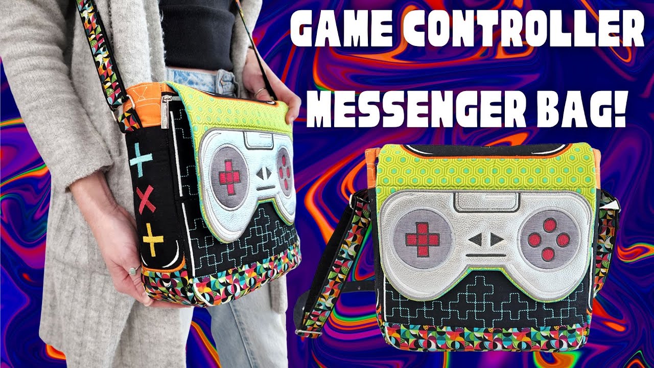 Game Controller Messenger Bag! - YouTube