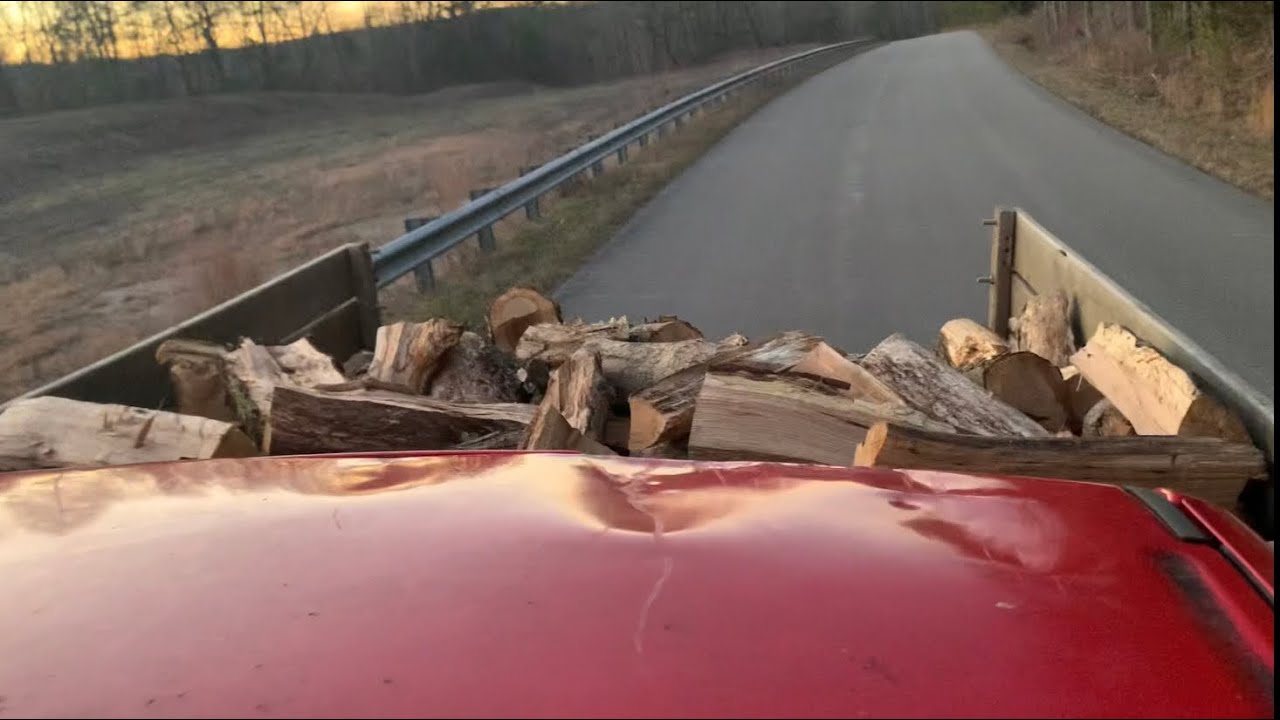 Firewood delivery and ride along #1 - YouTube