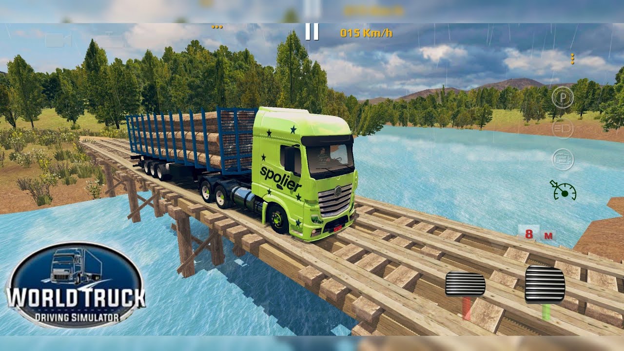 World Truck Driving Simulator - GamePlay #29 (Rondonopolis Dirt Road ...