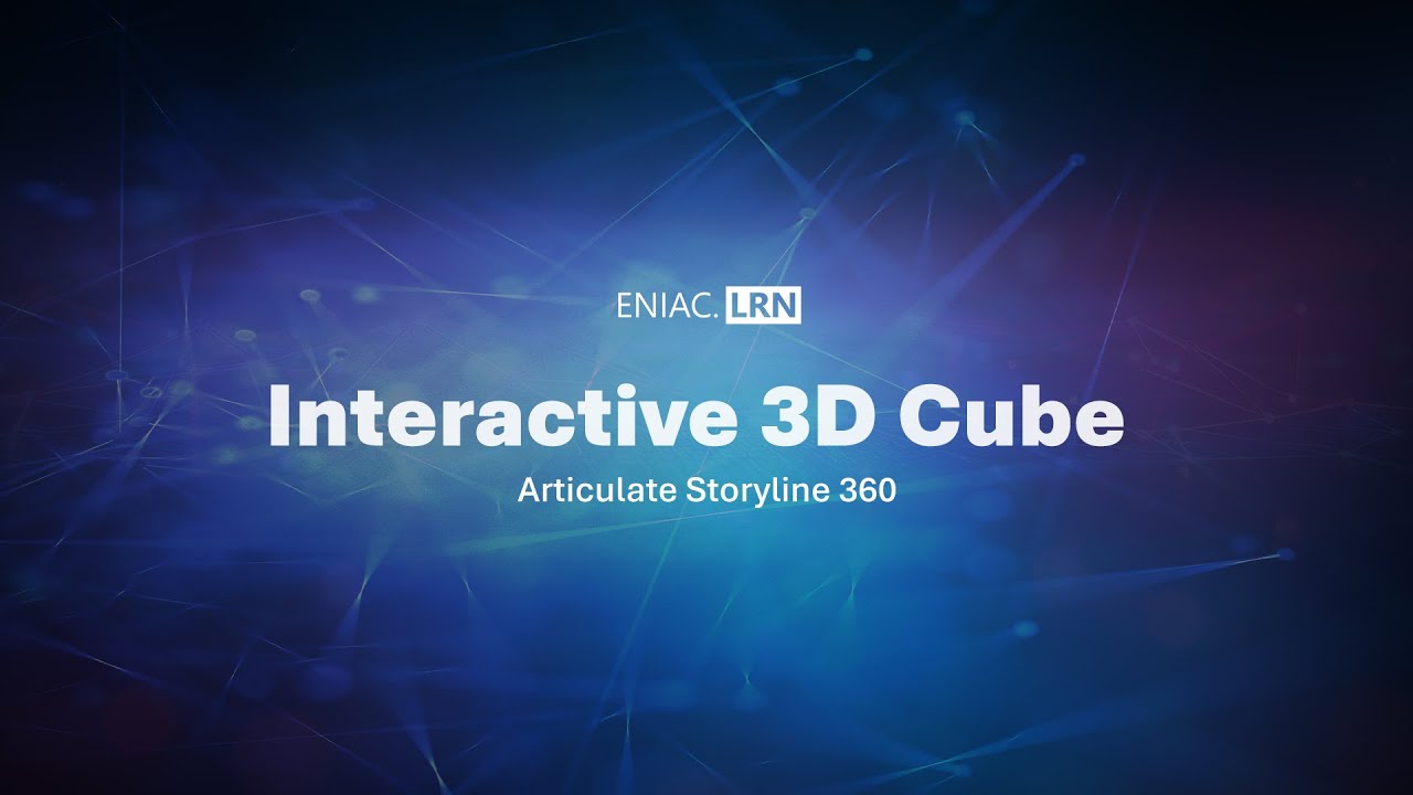 Interactive 3D Cube Part-1 in Articulate Storyline 360 - YouTube