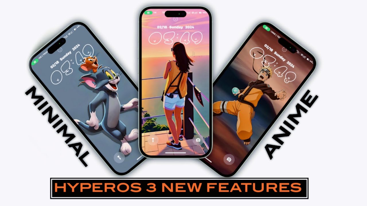 Xiaomi HyperOS 3 New Themes Customization Custom Wall & New Widget ⚡ ...