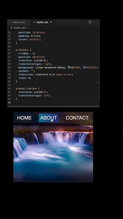 Menu Hover Effect Html Navigation Hovereffect Htmlcss Programming Webdesign Webdev