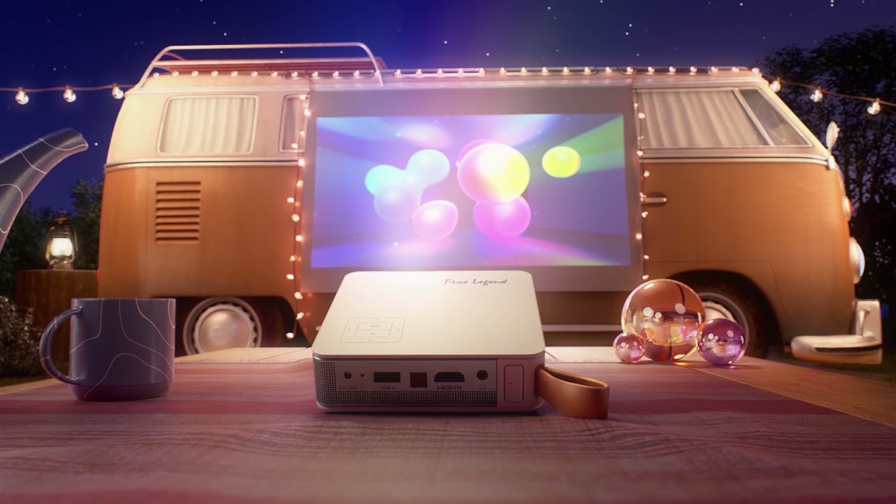 【AOPEN】PV12 LED projector | Projection in the Palm of Your Hand - YouTube