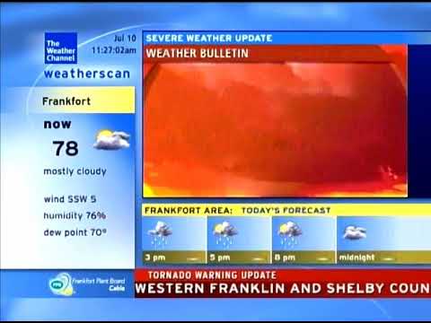 Weatherscan - 7/10/2015 11:21am - YouTube