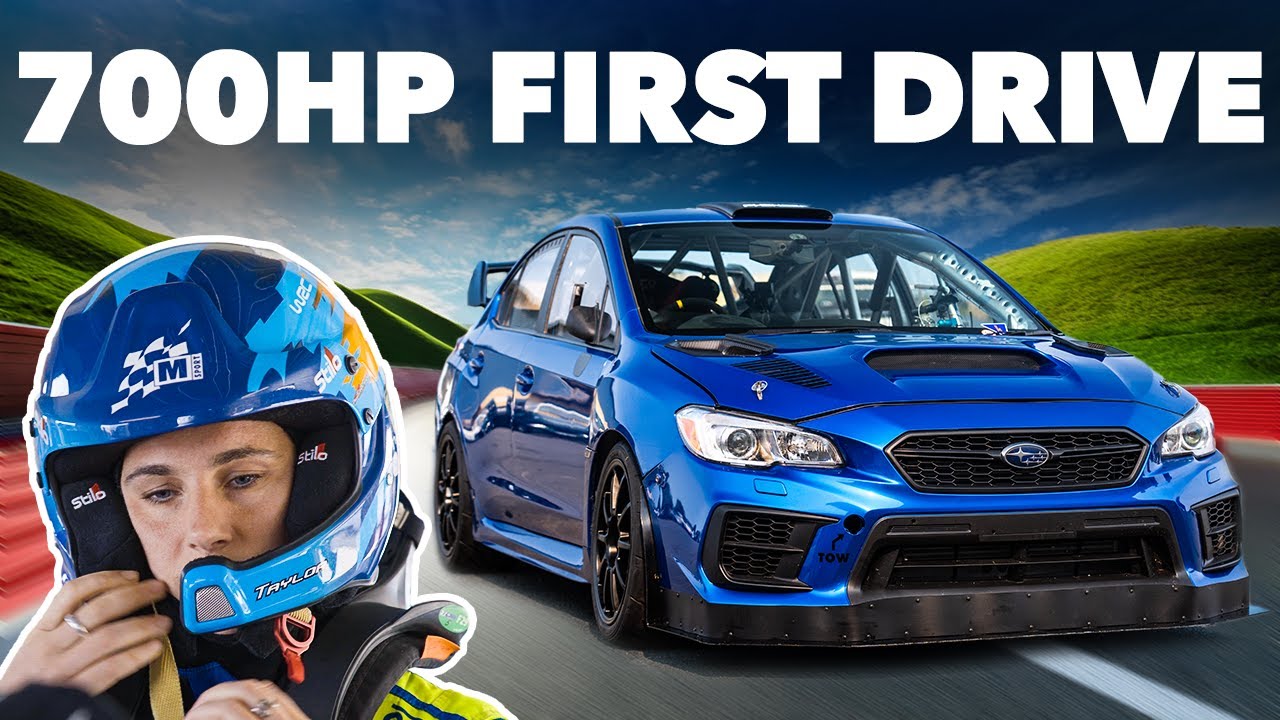 700HP in my WRX rally car | First Drive! - YouTube