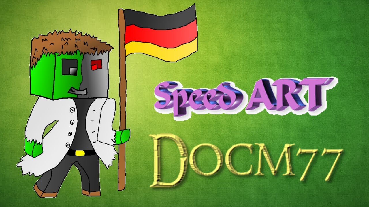 Minecraft Speed Art - Fan Art - Docm77 #2 - YouTube