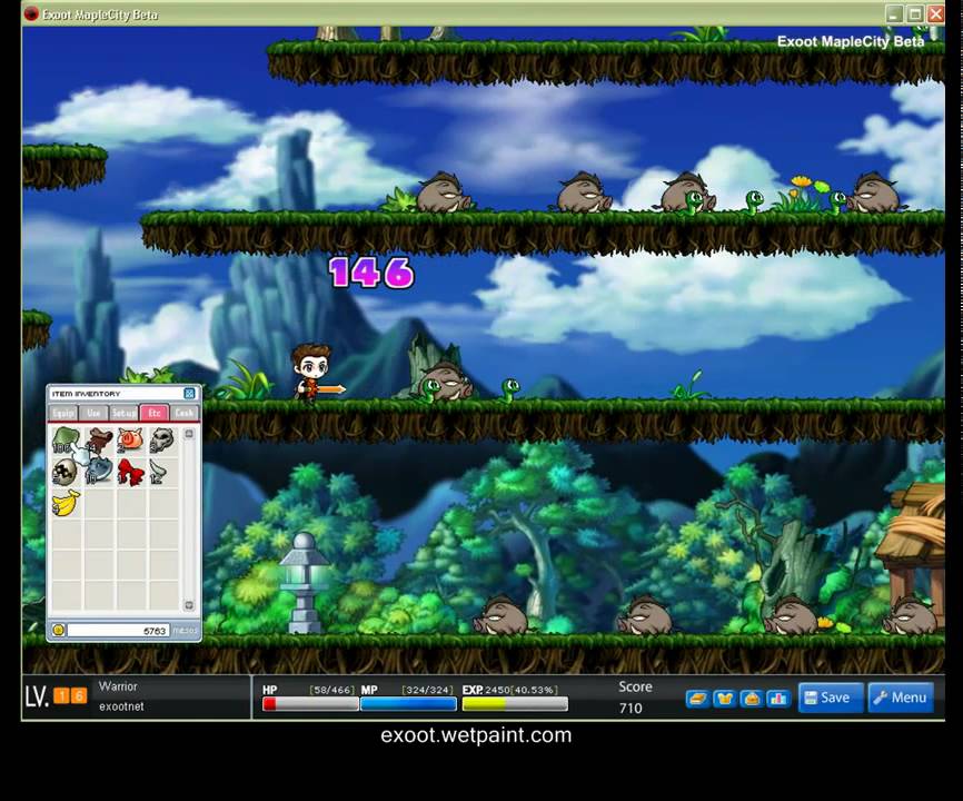 Exoot MapleCity - Maplestory Flash Game - YouTube