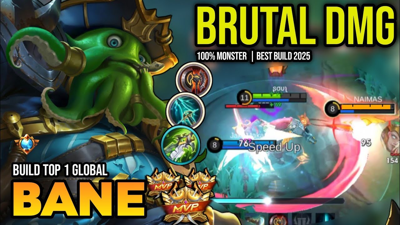BANE BEST BUILD 2025 | BUILD TOP 1 GLOBAL BANE GAMEPLAY | MOBILE ...