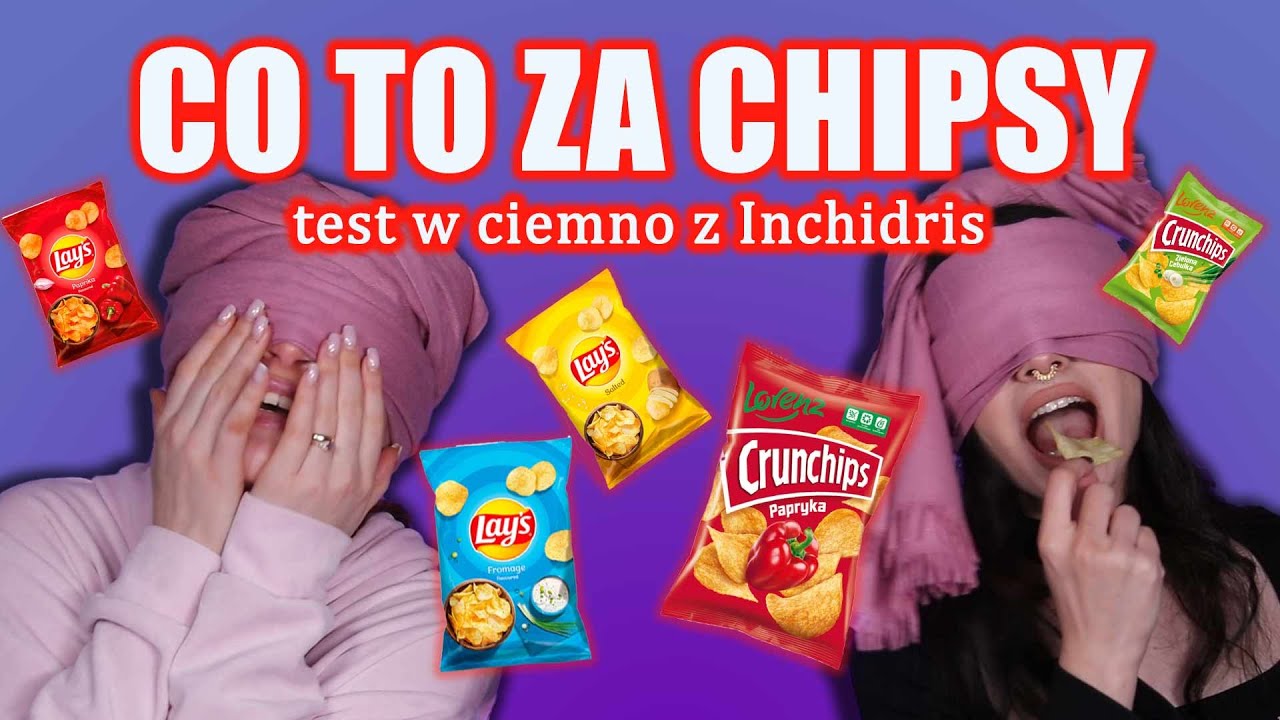 😱CHIPSY W CIEMNO Z Inchidris 🔮 | blind test klasycznych smaków - YouTube