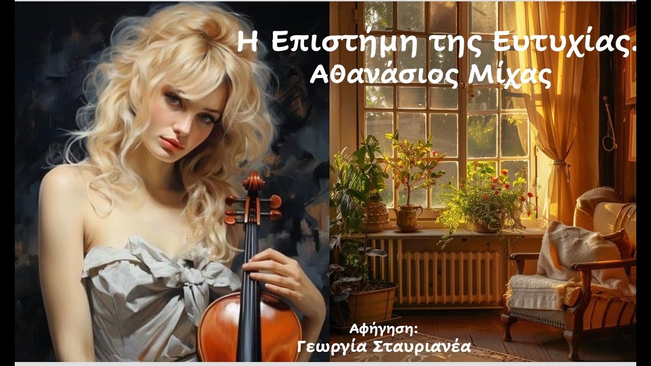 H Επιστήμη της Ευτυχίας.. Αθανάσιος Μίχας..Διήγημα.. Logo-texnis Geo ...