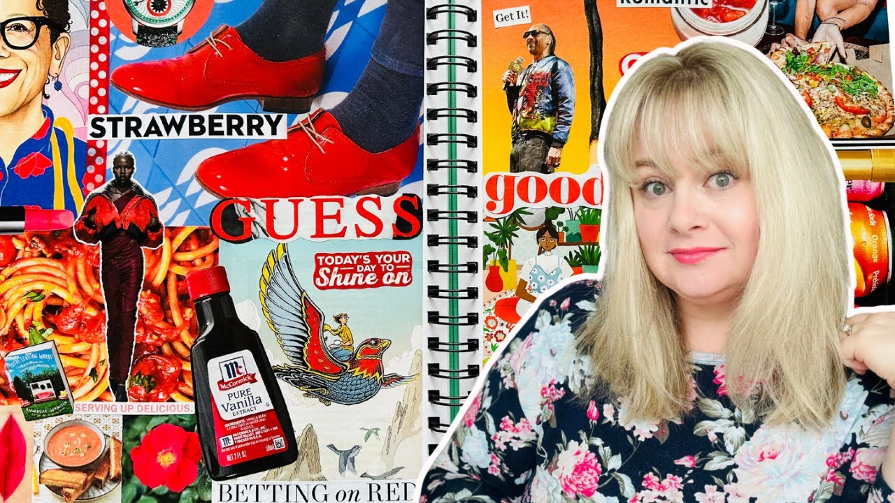 💥BIG RANDOM GLUE BOOK💥 Collage with me, it’s so fun! ️🥰 - YouTube