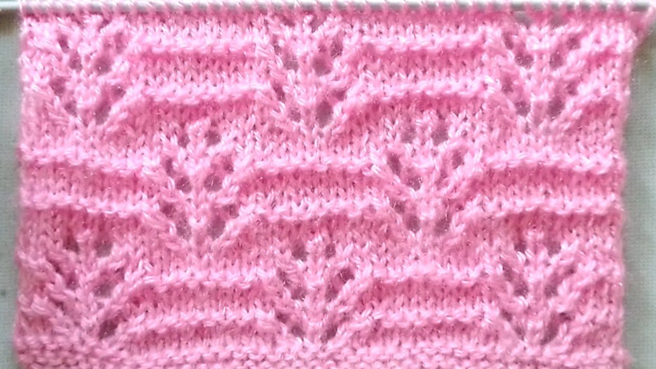 Pretty knitting pattern 🌷for cardigan, jacket, frock. - YouTube