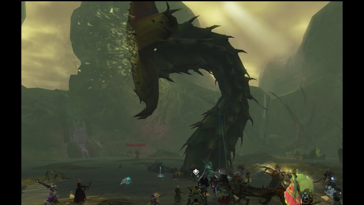 Guild Wars 2 Great Jungle Wurm (Dx11) - YouTube