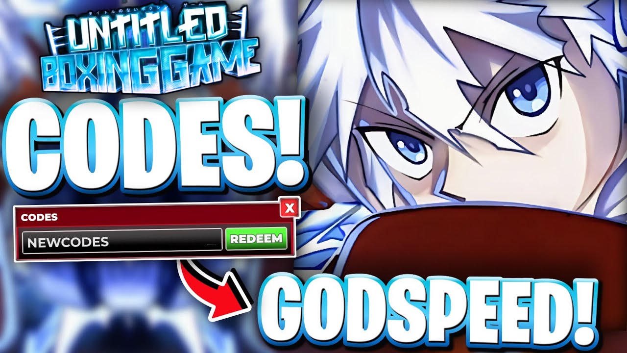 ⚡GODSPEED! ALL NEW GODSPEED UPDATE CODES FOR UBG | ROBLOX UNTITLED ...