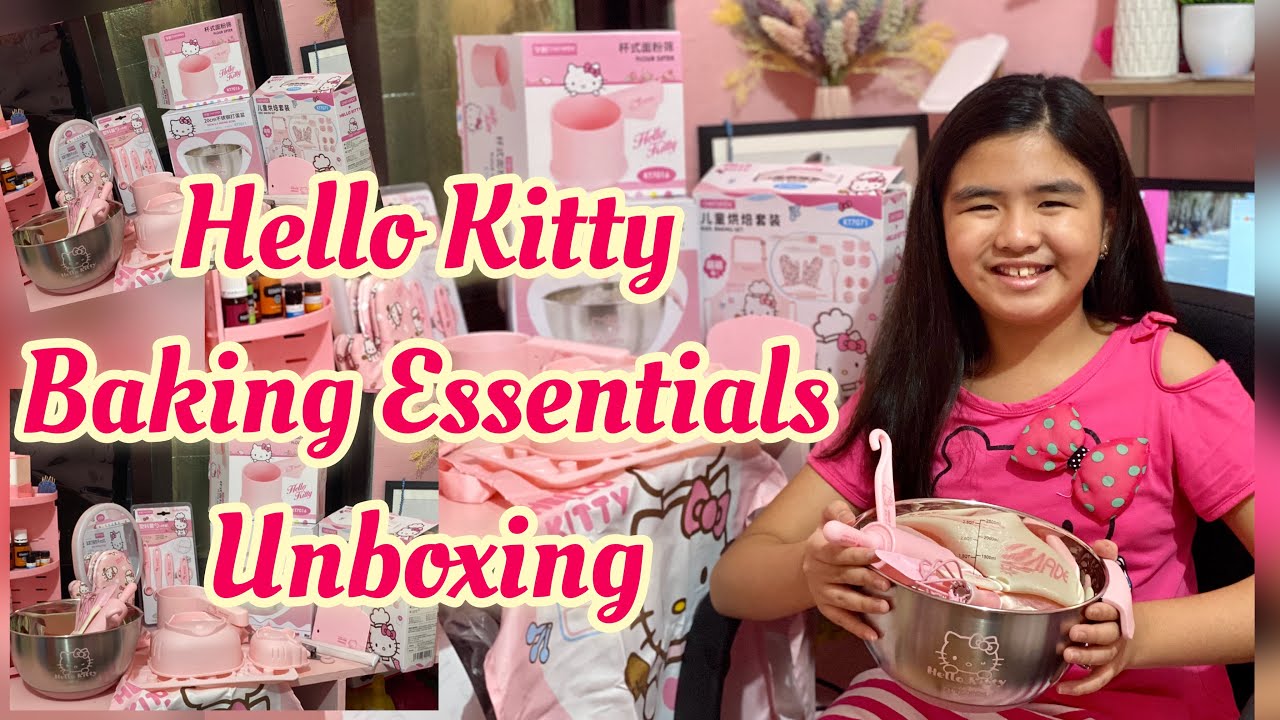 HELLO KITTY BAKING ESSENTIALS UNBOXING + REVIEW - YouTube