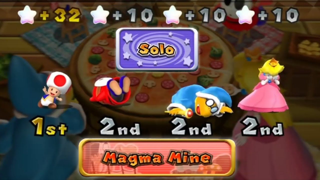 Mario Party 9 - Solo Mode - Toad vs Shy Guy vs MagiKoopa vs Peach ...