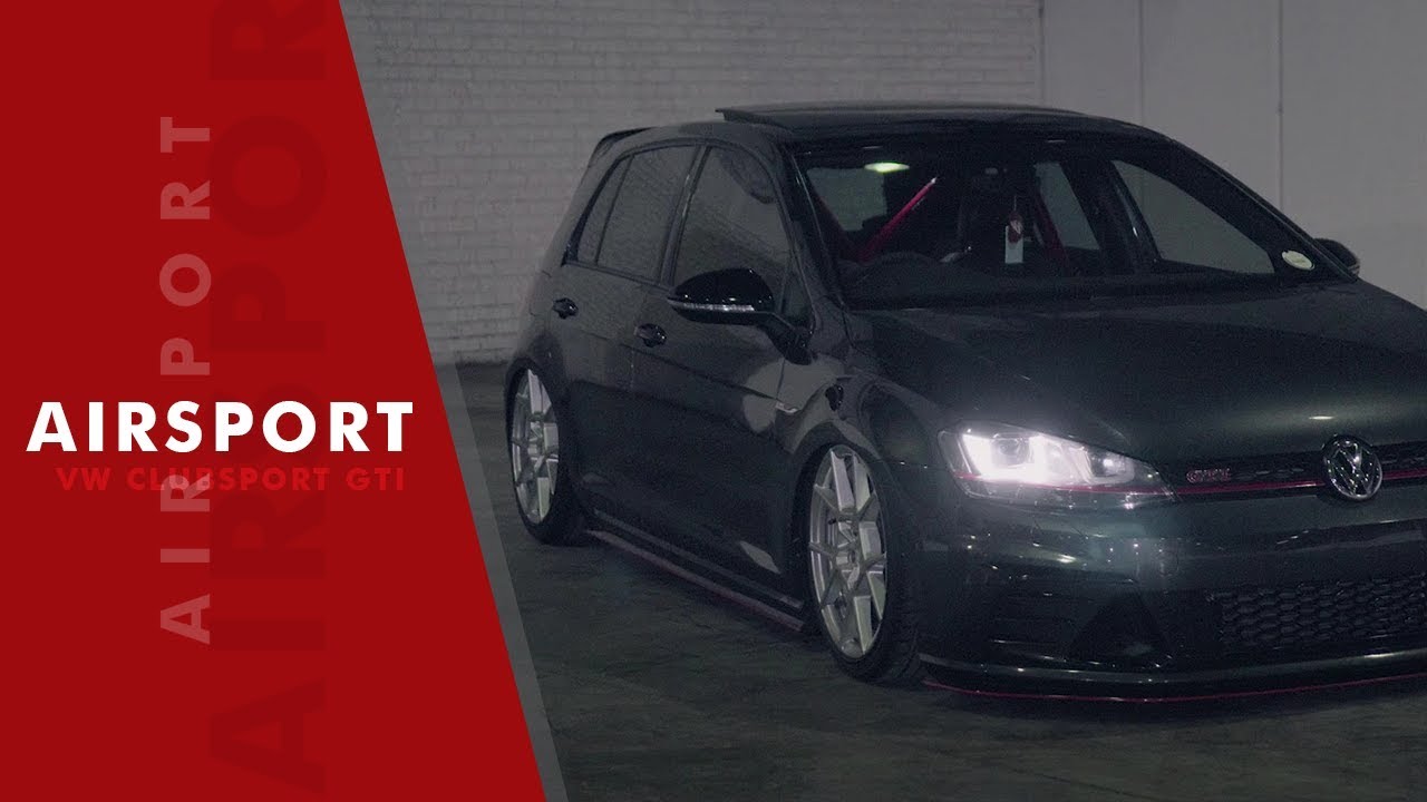 AIRSPORT - Bagged VW MK7 Clubsport GTI | Rotiform KPS | Airlift | Roll ...