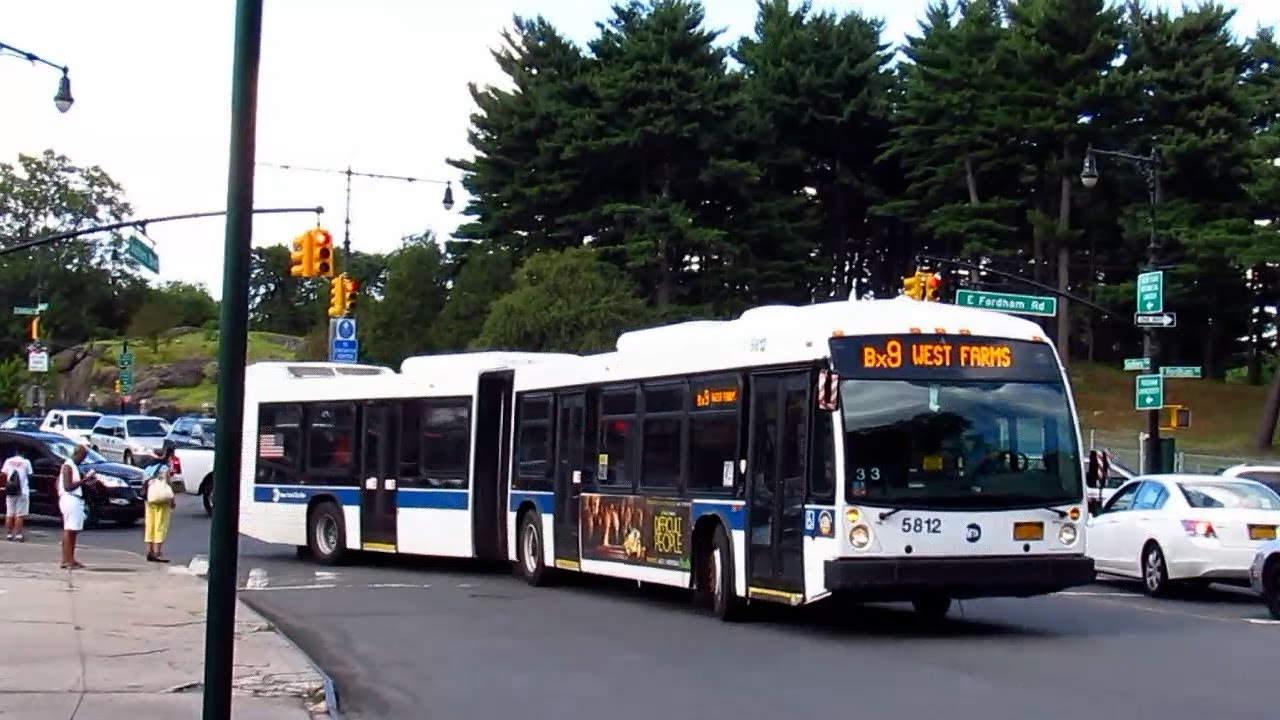 MTA New York City Bus: 2015 Nova Bus LFS Articulated #5812 on the Bx9 ...