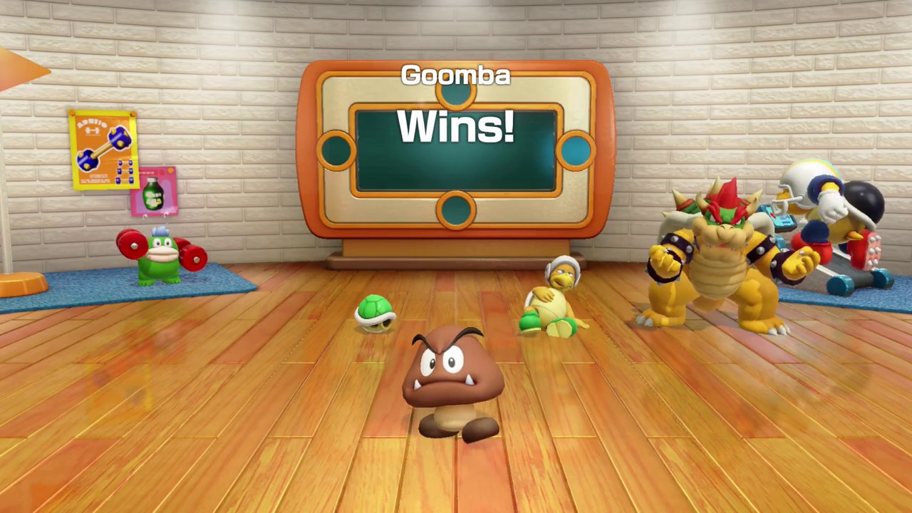 Super Mario Party Random Choice #17 Goomba vs Koopa Troopa vs Hammer ...