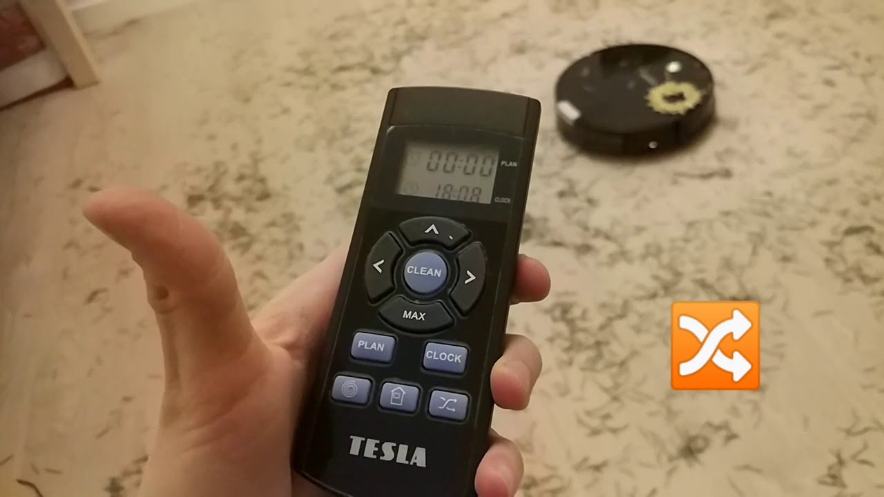 Tesla robostar T60 - remote control I, (after) Christmas time - YouTube