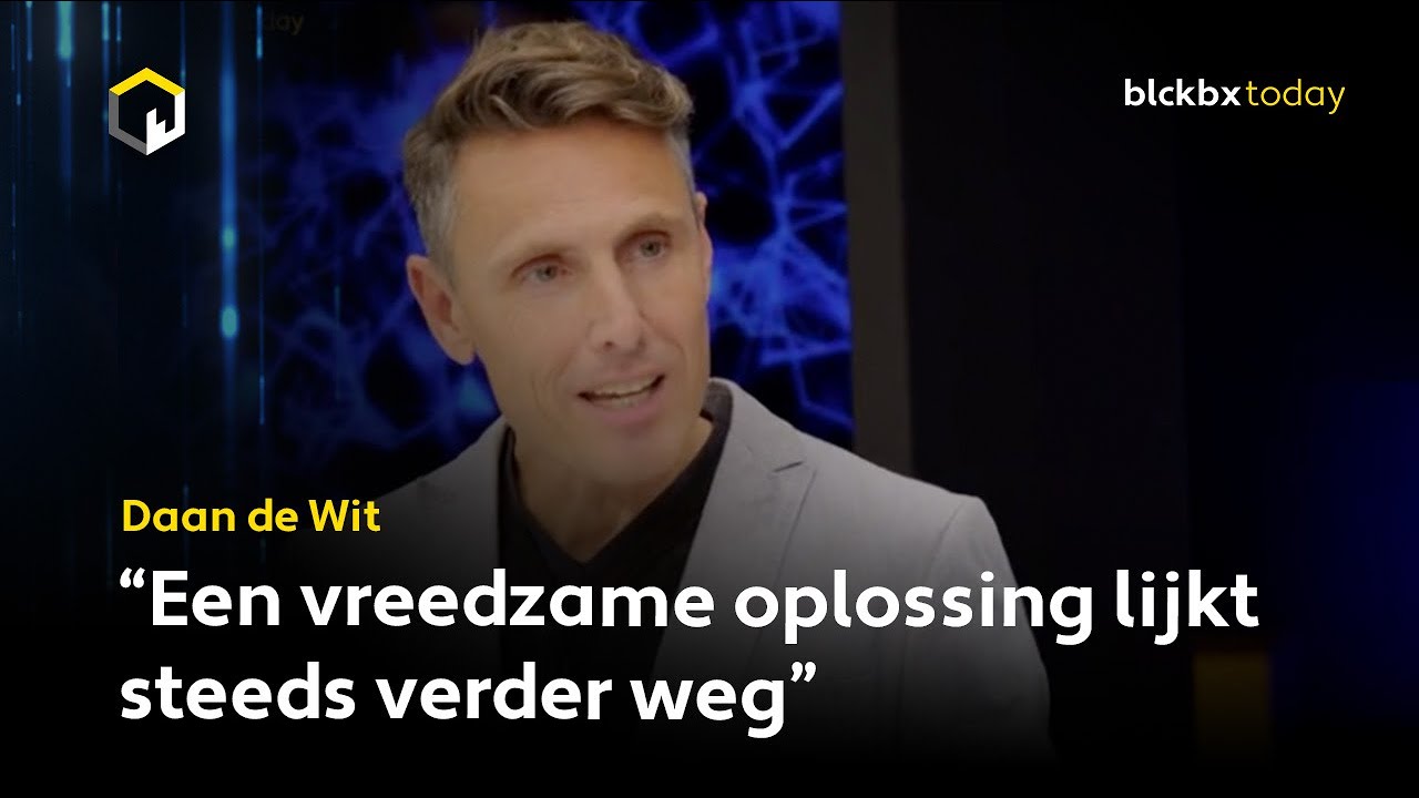 Daan de Wit: "Een vreedzame oplossing lijkt steeds verder weg" - YouTube