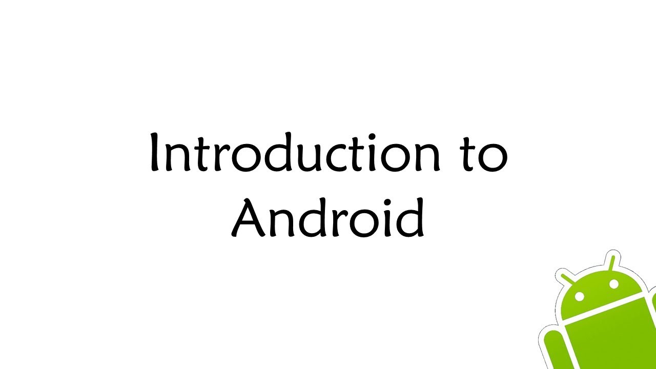 Introduction To Android Ec312 Object Oriented Programming Module 5 Ktu Youtube