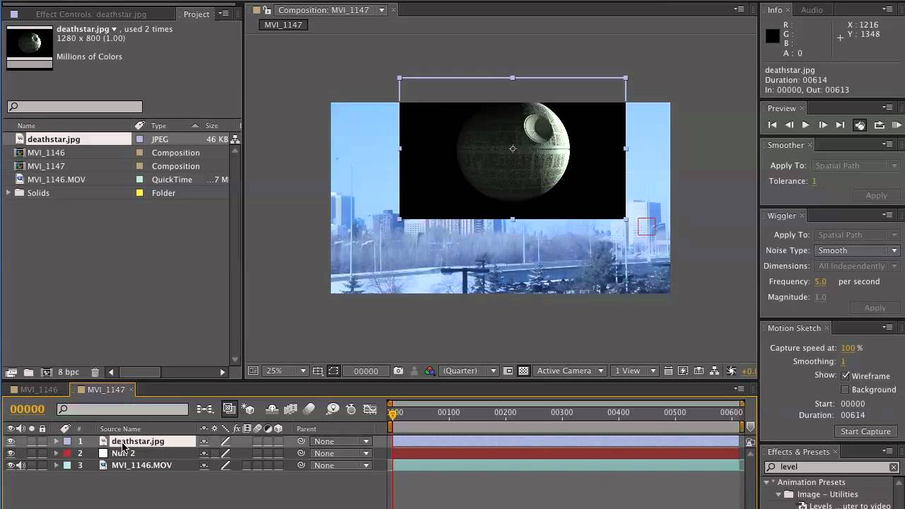Death Star Tutorial - Motion Tracking After Effects - YouTube