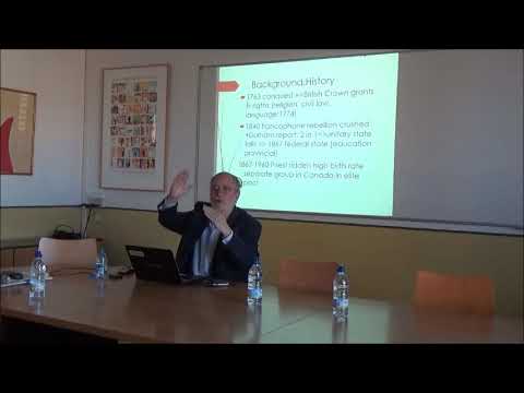 François Vaillancourt: «Bill 101 is 40: the status of French in Québec»