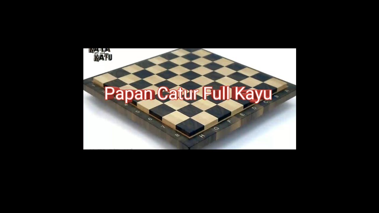 Membuat Papan Catur Dari Kayu - YouTube
